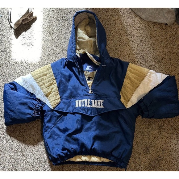 STARTER | Jackets & Coats | Vtg Starter Pro Line Notre Dame Fighting ...